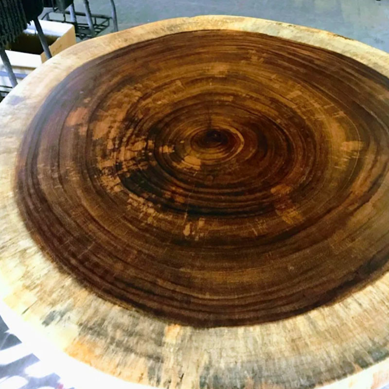 Live Edge Round Table - Cowbridge Furniture